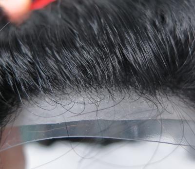 China THIN SKIN V: Thin Skin 8-10mm,V-loop all over,Medium Light to Medium,High quality 100% silk soft remy hair All V Looped Natural Hairline Invisible Thin Skin Mens Toupee for sale