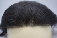 China BIO Super Knotted Thin Skin 05-06mil Mens Hair Piece Natural Front Men Wigs Real Human Hair Toupee for sale