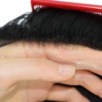 China Male Wig 100% Human Hair Men's Hair Toupee French swiss Lace Toupee Wig for Man Invisible Mens Toupee Hairpieces for sale