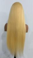 China Platinum Blonde Wig European Remy Human Hair Alopecia Medical Wigs Luxe Cap Silk Top Lace Front Wigs (Many Colors Ready to Ship) for sale