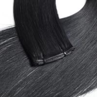 China Weft Genius Weft Extremely Invisible Human Hair Extension Remy Virgin Original Vietnamese Hair Natural Black for sale