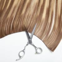 China New Design Remy European Blonde Hair Hand Tied Wefts Double Drawn Cuticle Aligned Genius Weft Hair Extensions for Salon for sale