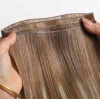 China Seamless European Human Hair Extensions Thick Invisible Weft No Return Hair Double Drawn Genius Weft Hair for sale