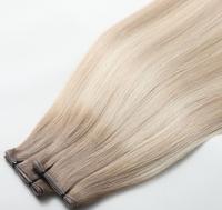 China Luxury Hair Double Drawn Bond Genius Weft Hair Extensions 100% Remy Virgin Russian Human Hair Straight and Wave Styles for sale