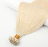 China Blonde Nano Hair Extensions Tip Virgin Natural Hair Suppliers Raw Cuticle Nano Ring Natural Human Hair Extensions for sale