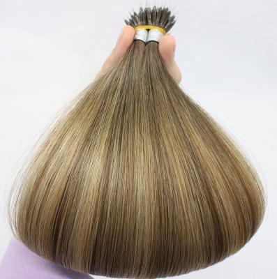 China Wholesale Top Quality European Prime Remy Hair Pre-Bonded Nano Ring Hair Extensions for sale