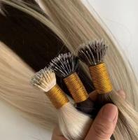 China Wholesale 12A Remy Micro Link Beads Nano Ring Hair Extensions Double Drawn Russian Human Hair Extension Nano Ring Tips for sale