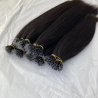 China Transparent Hard Plastic Nano Tip Hair Extensions Premium Keratin Hair Plastic Nano Ring Vietnamese Virgin Hair for sale