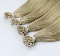 China 100% Brazilian Remy Hair Italian Keratin Bonding Plastic Tips Natural Hair Extension Micro Bead Nano Tip Extensions for sale