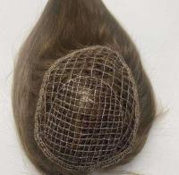 China High Quality Natural Long Brown Integration Fishnet Base Virgin Multi Parting Hand Tied Human Hair Topper For Woman for sale