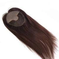 China Wholesale Price Blonde Breathable Full Fishnet Toupee With Mono PU Around Glueless Cuticle Aligned Human Hair Topper for White Women for sale