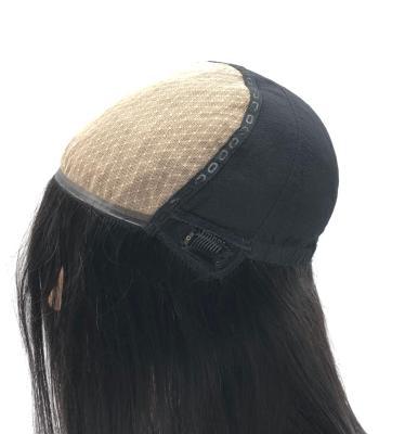 China Ready to Ship Silk Top Wig European Virgin Hair for Women Alopecia Hair Loss Medical Wigs for sale
