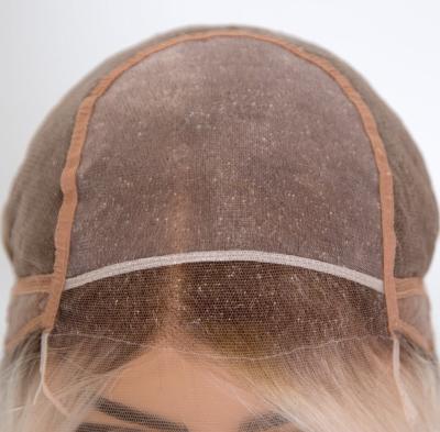 China Fully Hand Tied Mono Top Lace Front Wigs Wholesale Price European Remy Human Hair Alopecia Wigs for Women Medical Wigs for sale