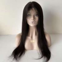 China Lace Front Silk Top Full Hand Tied PU Silicone Wig Virgin European Remy Human Hair Wig for Alopecia Glueless Medical Wigs for sale