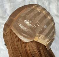 China New Arrival Medical Wigs HD Or Transparent Lace Top Full Hand Tied Remy Human Hair for Alopecia Glueless PU Lace Front Wig for sale