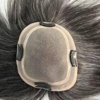 China New Arrival 100% Virgin Human Hair Extensions 5x6.5 Inch Hand Tied Clip-in Double Fine Mono Breathable Lace Closure Topper for sale