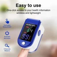 China 4 Color LED ABS Medical Finger Oxygen Sensor Finger Oxygen Device 40g for sale