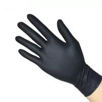 China SGS Certified Blue Disposable Nitrile Gloves Powder Free 100pcs Box Food Grade Safety Gloves for sale