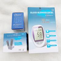 China Digital Blood Sugar Monitor 7 Seconds Test with 50 Strips and Lancets 1uL Sample for sale