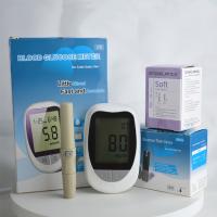 China Digital Blood Sugar Monitor 7 Seconds Test with 50 Strips and Lancets 1uL Sample for sale