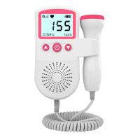 China OEM Portable Fetal Heart Monitor 3.0MHz Ultrasonic Fetal Doppler for Office Travel for sale