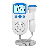China OEM Portable Fetal Heart Monitor 3.0MHz Ultrasonic Fetal Doppler for Office Travel for sale