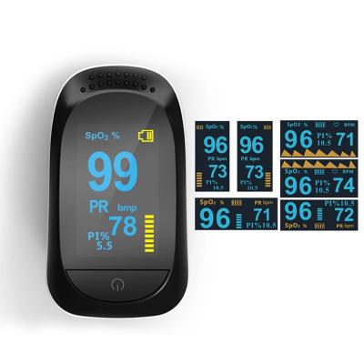 China OLED Display Fingertip Pulse Oximeter SpO2 35-99% Pulse Rate 30-240 BPM for sale