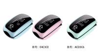 China 5V USB Rechargeable Pulse Oximeter Fingertip SPO2 Monitor Heart Rate LED Screen 19.5g for sale