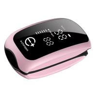 China 5V USB Rechargeable Pulse Oximeter Fingertip SPO2 Monitor Heart Rate LED Screen 19.5g for sale