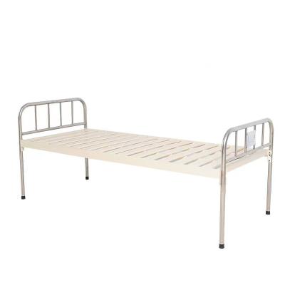 China OEM Universal Wheel Steel Manual Medical Bed for Patient 90cm Width 46kg for sale