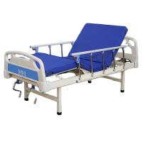 China Two Crank ABS Manual Medical Bed 250kg Load Capacity with Mattress Side Rail for sale