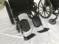 China Height Adjustable Lightweight Foldable Manual Wheelchair For Elderly Patient 85cm for sale