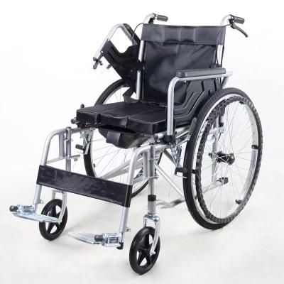 China Medical Transport Wheelchair Detachable Leg Liftable Handrail 100kg Capacity 89x103x68cm for sale