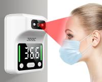 China Wall Mounted Body Temperature Scanner 32-42°C ±0.1°C Accuracy Infrared Thermometer OEM for sale