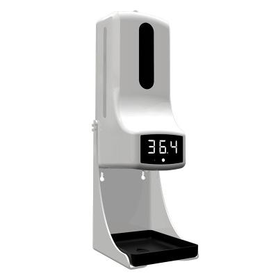 China Multi Language Intelligent Sensor Soap Dispenser K9pro Thermometer 1000ml 15 Languages for sale