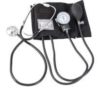 China Manual Blood Pressure Monitor Arm Sphygmomanometer 0-300mmHg Double Tube Stethoscope for sale