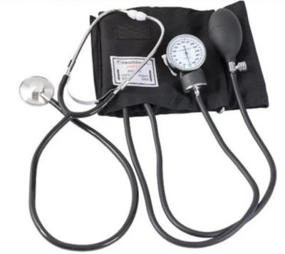 China Manual Blood Pressure Monitor Arm Sphygmomanometer 0-300mmHg Double Tube Stethoscope for sale