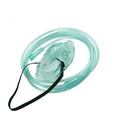 China Medical Grade PVC Oxygen Mask with Tracheostomy for Adult Kids S M L XL for sale