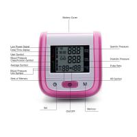 China LCD Digital Blood Pressure Monitor Clinical Home Sphygmomanometer 99 Memory 280mmHg for sale
