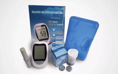 China 1.1-33.3mmol/L Digital Blood Sugar Monitor Code Free Diabetes Testing Kit with 7s Results for sale