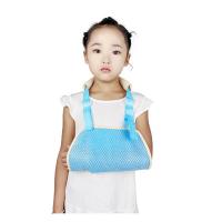 China Adjustable Kids Arm Sling with Honeycomb Fabric Orthopedic Shoulder Support Brace Medical Elbow Immobilizer for sale