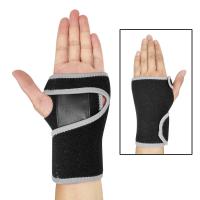 China Double Pressing Wrist Support Bandage with Removable Steel Plate for Weightlifting Fitness for sale