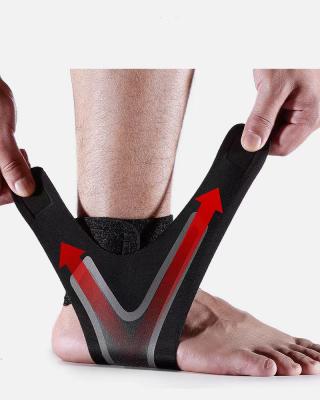 China Nylon Ankle Support Brace for Men Women Adjustable Wrap Sprain Relief 32g for sale