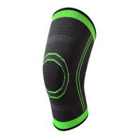 China Adjustable 4 Spring Knee Support Brace for Basketball Fitness Running Antiskid Silicone for sale