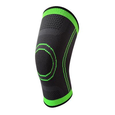 China Adjustable 4 Spring Knee Support Brace for Basketball Fitness Running Antiskid Silicone for sale