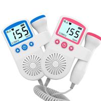 China Portable 3MHz Doppler Fetal Heart Rate Monitor 180g for Home Pregnancy Use for sale