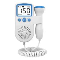 China Portable 3MHz Doppler Fetal Heart Rate Monitor 180g for Home Pregnancy Use for sale