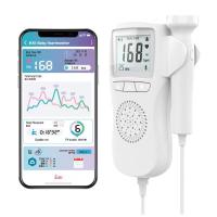 China Medical Class II Ultrasonic Doppler Fetal Heartbeat Detector 2.5MHz Pocket Fetal Monitor for sale