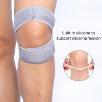 China Silicone Patella Knee Belt Breathable Support for Mountaineering Running Basketball Sports Protection for sale