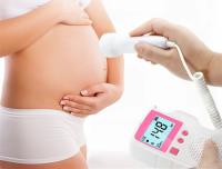 China DC3V Pregnancy Heartbeat Detector Baby Fetal Heart Rate Monitor 3.0MHz Stethoscope for sale